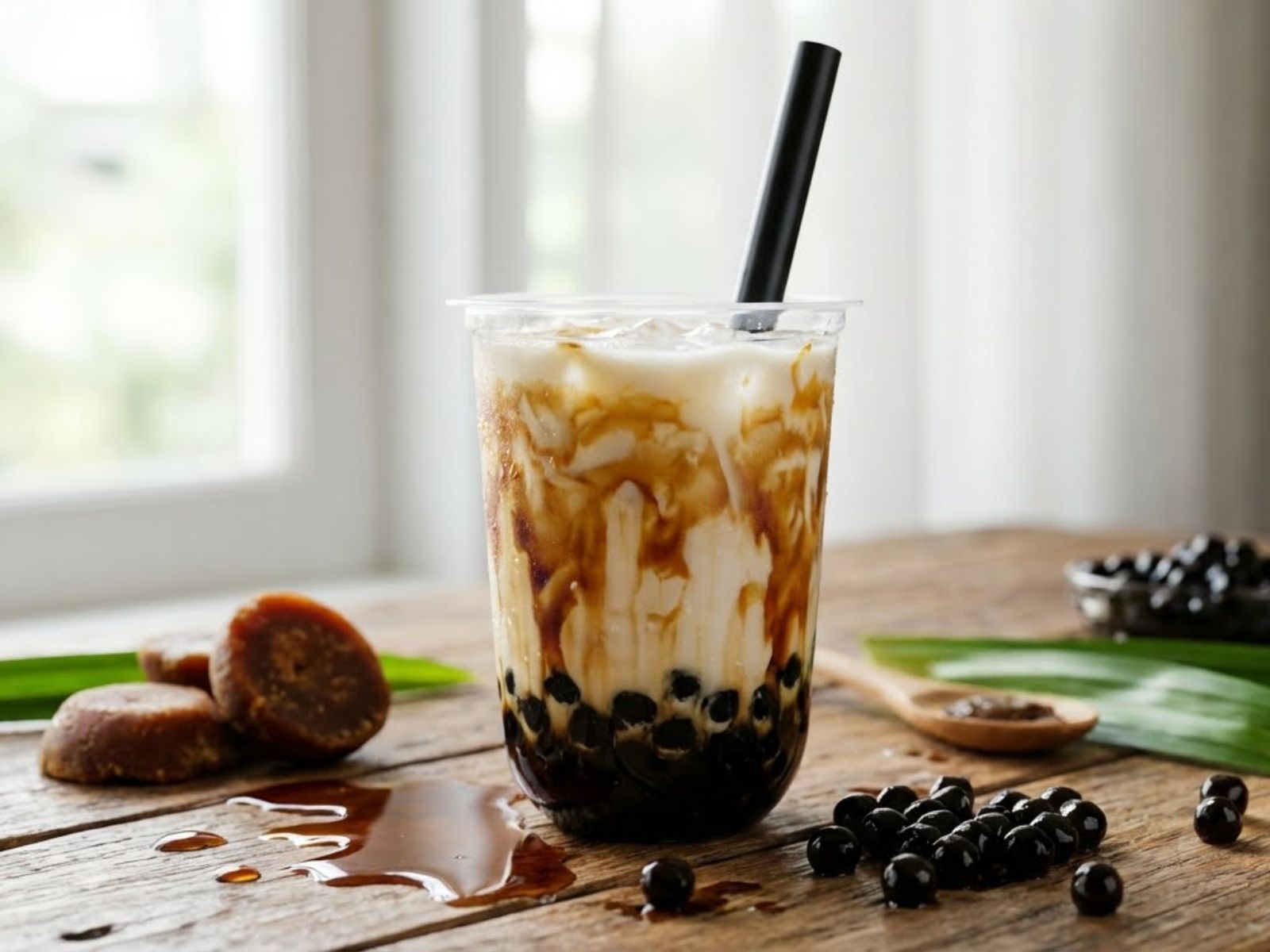 Berapa Kalori Susu Sultan Boba Gula Aren? 430 kkal per 470ml | NutriNusa